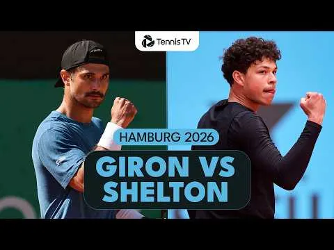 Vidéo : Shelton bat Giron à Hambourg 2026 – 1er tour • TennisTemple