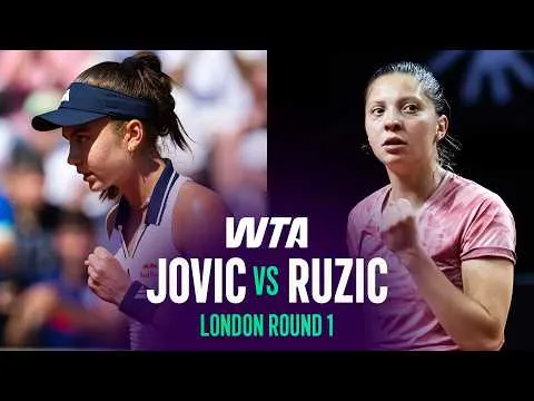 Video : Iva Jovic defeats Antonia Ruzic at London 2026 – Round 1 ...