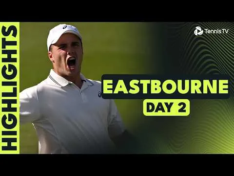 Video : Ugo Humbert defeats Mattia Bellucci at Eastbourne 2026 – Round ...